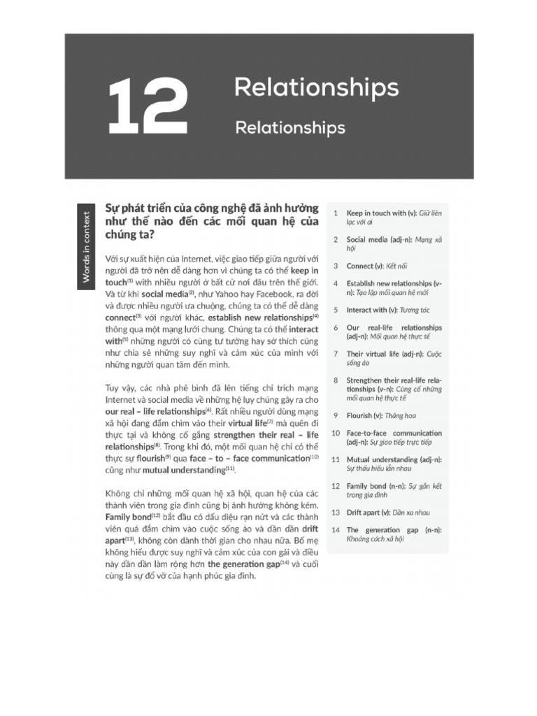 Topic Relationship | PDF