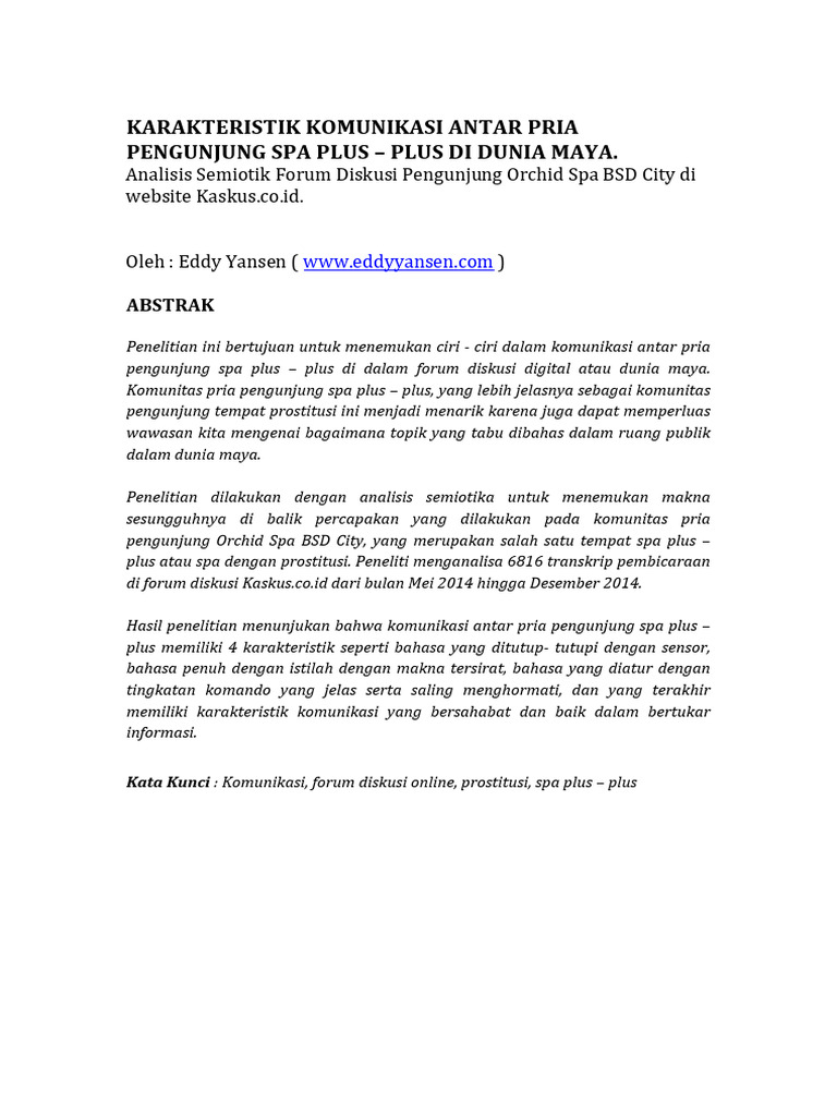 Karakteristik Komunikasi Antar Pria Peng | PDF