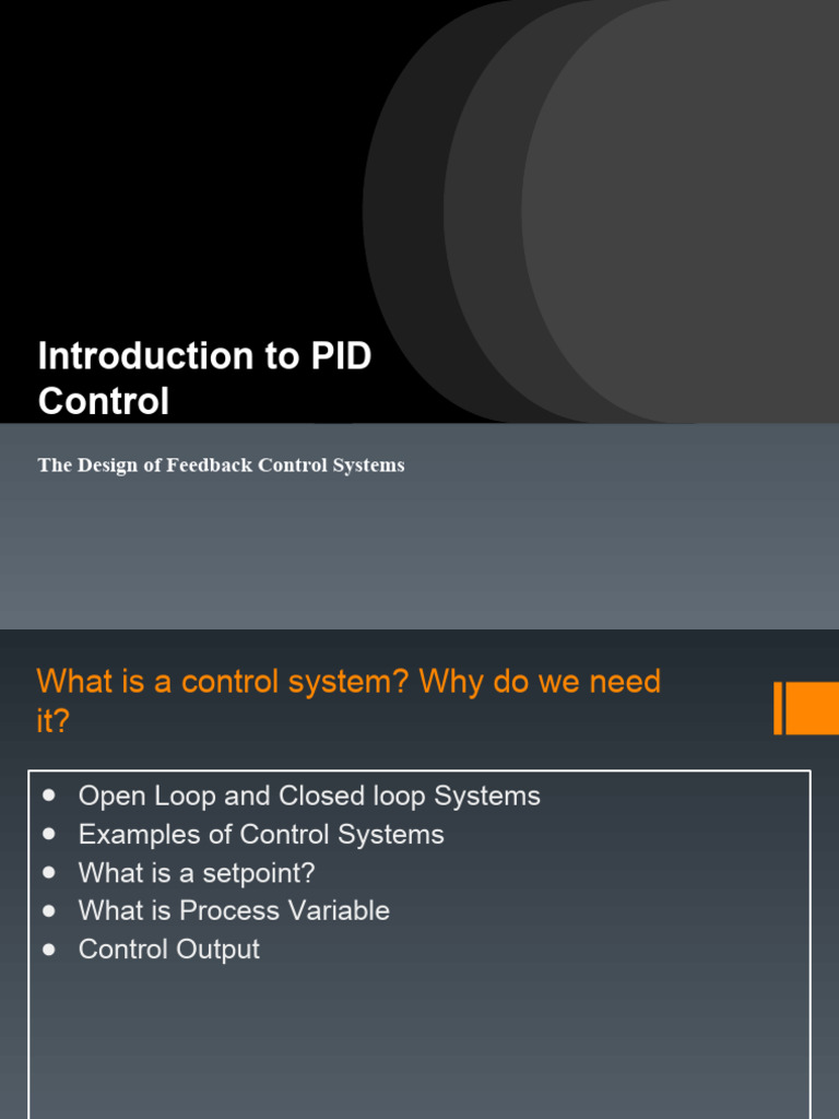 PID Control System Basics | PDF