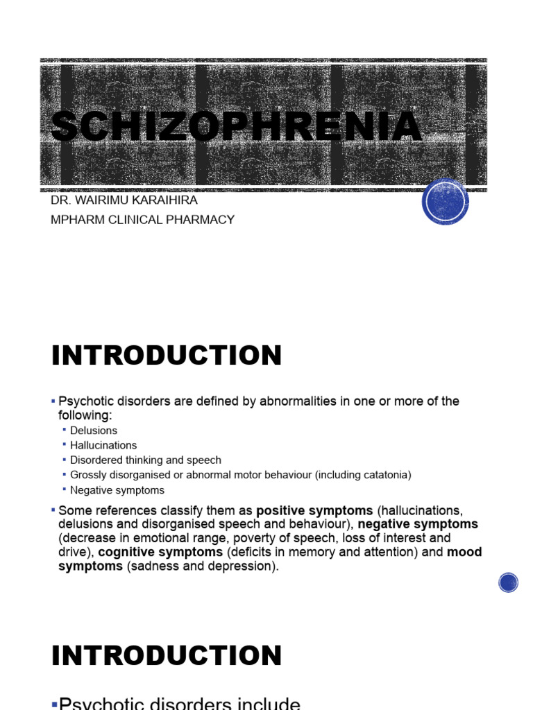 Schizophrenia | PDF