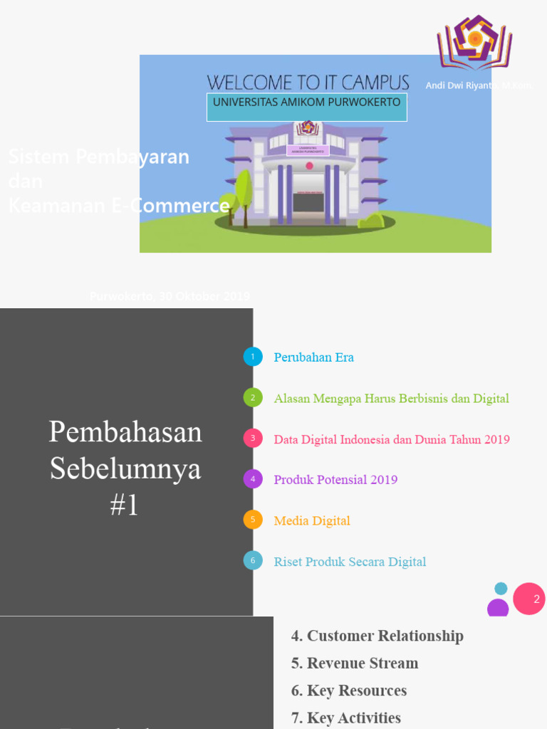 Sistem Pembayaran Dan Keamanan E-Commerce | PDF | Komputer