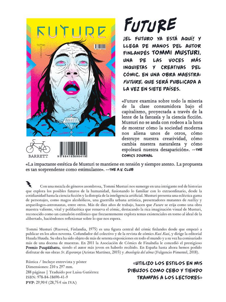 Future: La obra maestra de Musturi | PDF | Cómics
