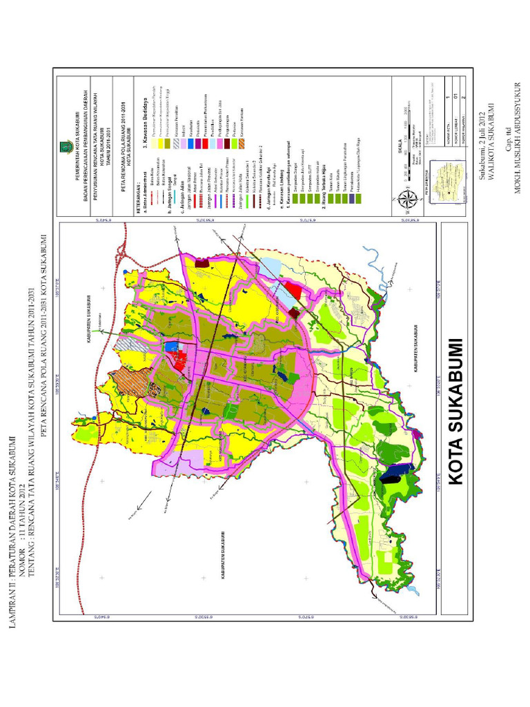 GEO Pola Rencana Tata Ruang | PDF