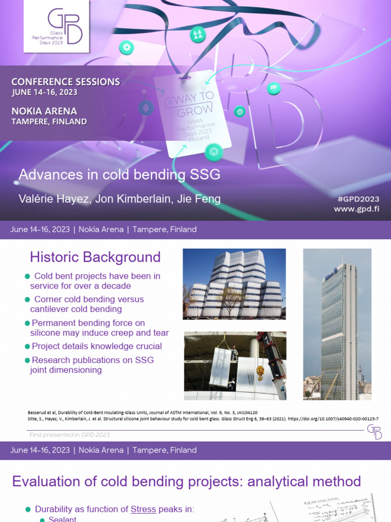 Advances in Cold Bending SSG | PDF | Bending | Finite Element Method