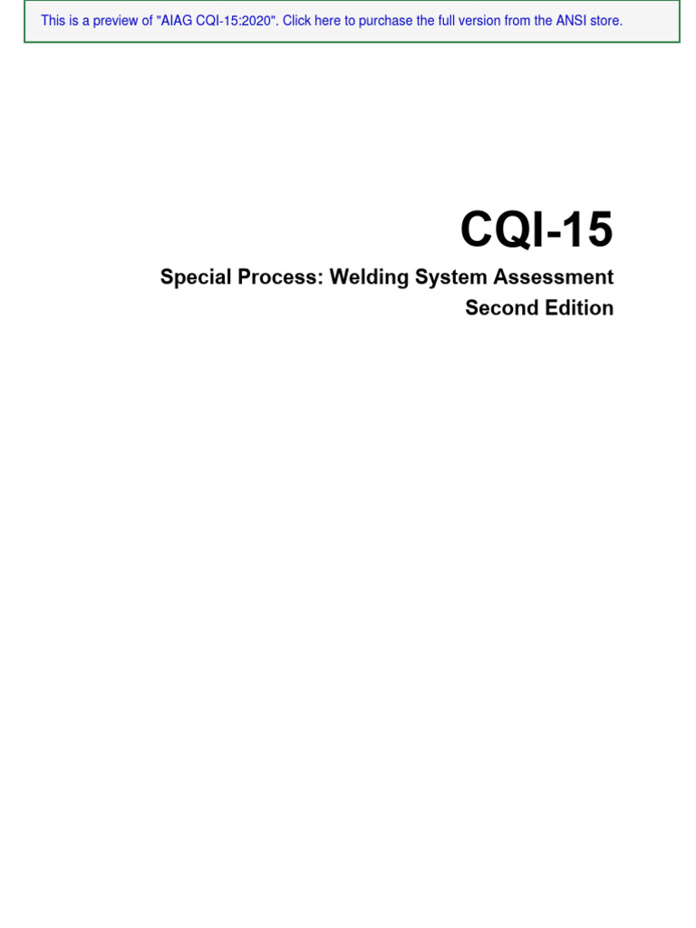 Preview - AIAG+CQI 15 2020 | PDF | Business