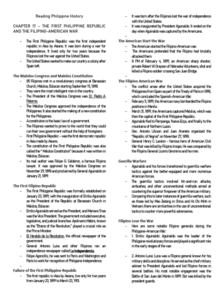 For FINAL Reading Philippine History Summary | PDF | Empire Of Japan ...