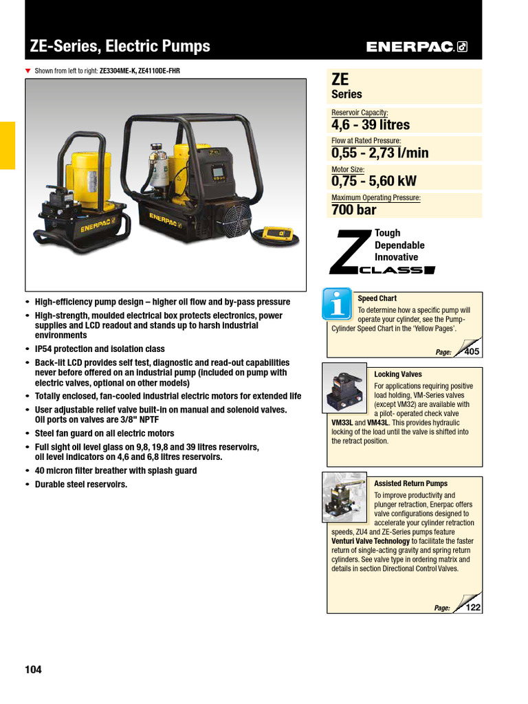 ZE-Series Electric Pumps EN-GB | PDF