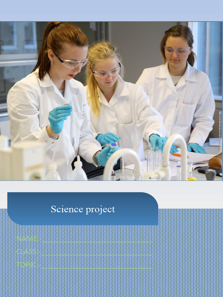 Science Project Cover Page | PDF