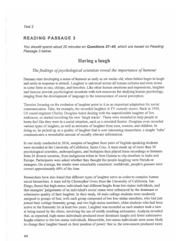 Having A Laugh | PDF