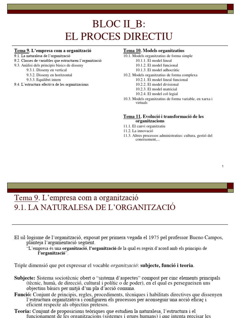 Tema 9, 10 I 11 - Versió - Aula - 2020-21 | PDF