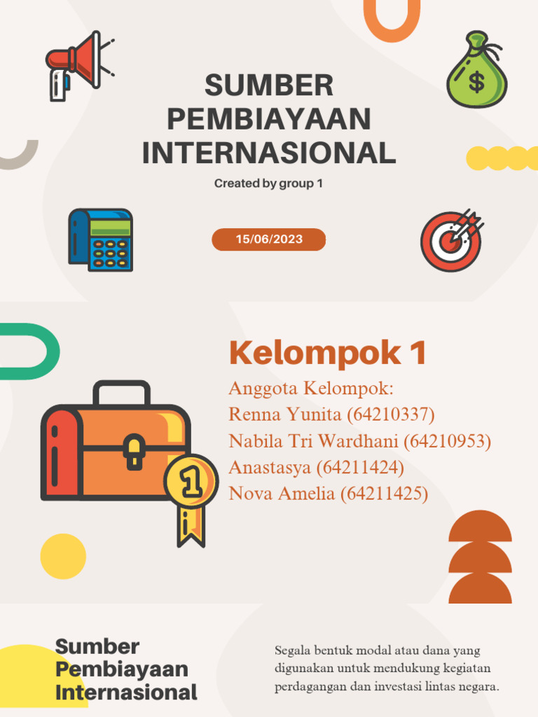 Sumber Pembiayaan Internasional | PDF | Bisnis