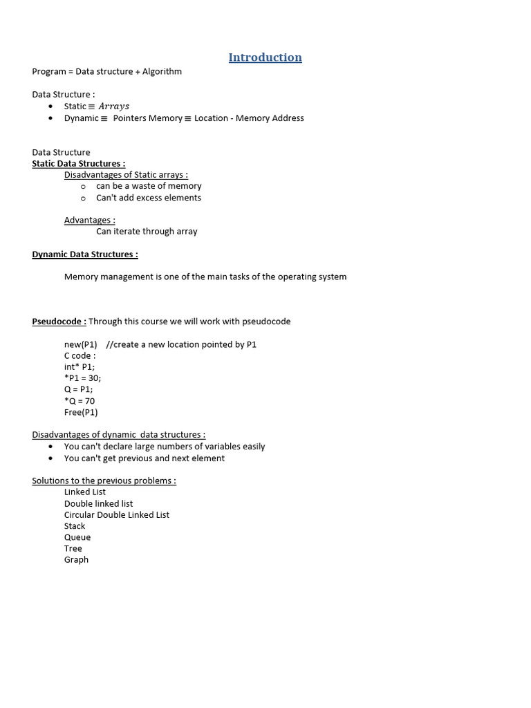 Data Structures Lectures | PDF | Computer Science | Computer Data