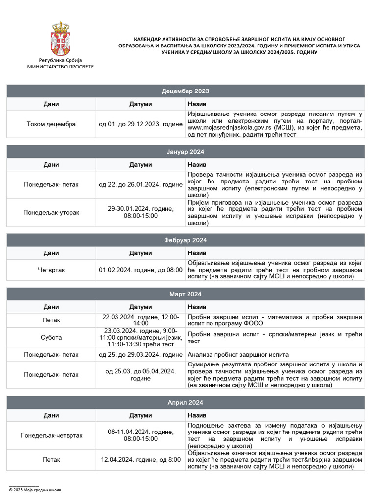 Kalendar - Calendar22 - 23 20231220 1200 | PDF