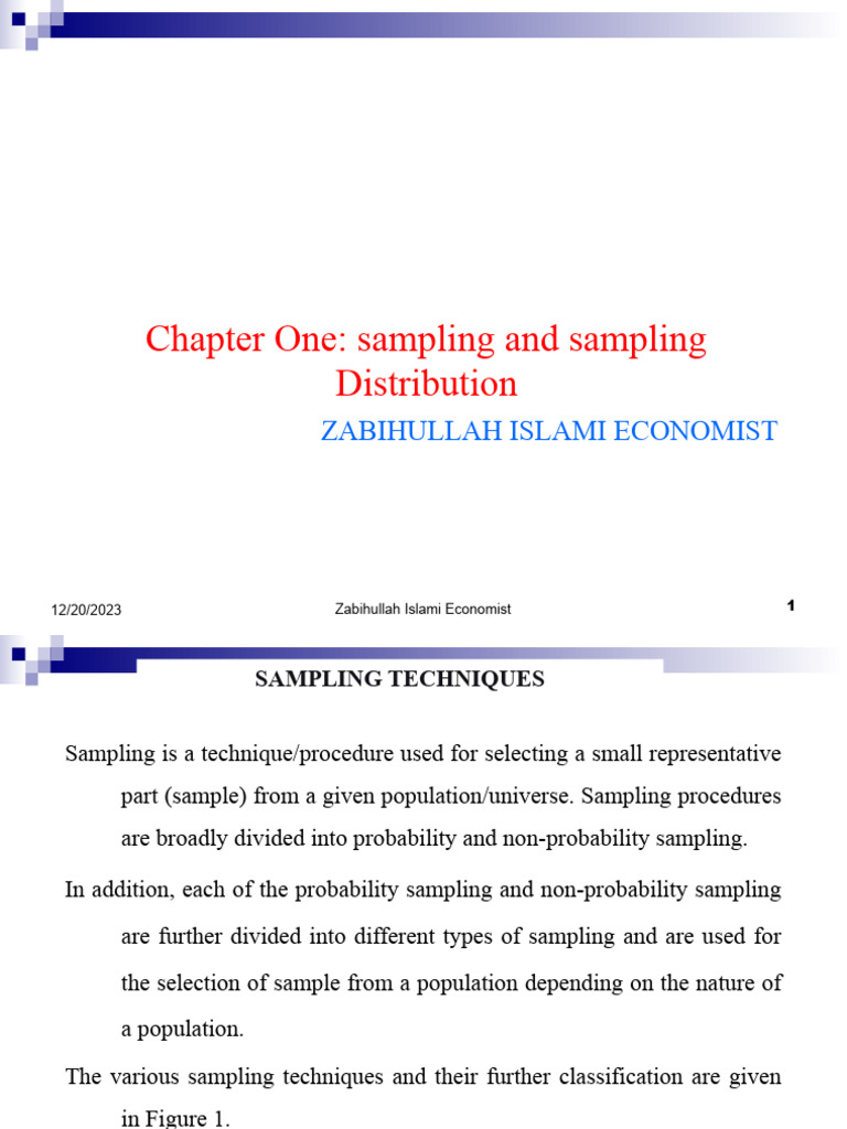5 - Sampling Techniques | PDF | Sampling (Statistics) | Stratified Sampling