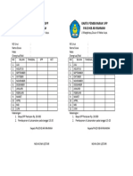 Contoh Kartu SPP | PDF