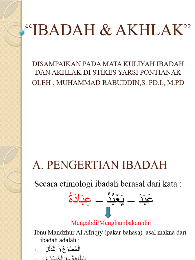 Materi Ibadah & Doa | PDF