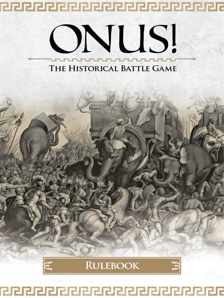 Rulebook ONUS A4 English Comprimido | PDF | Flanking Maneuver | Cavalry
