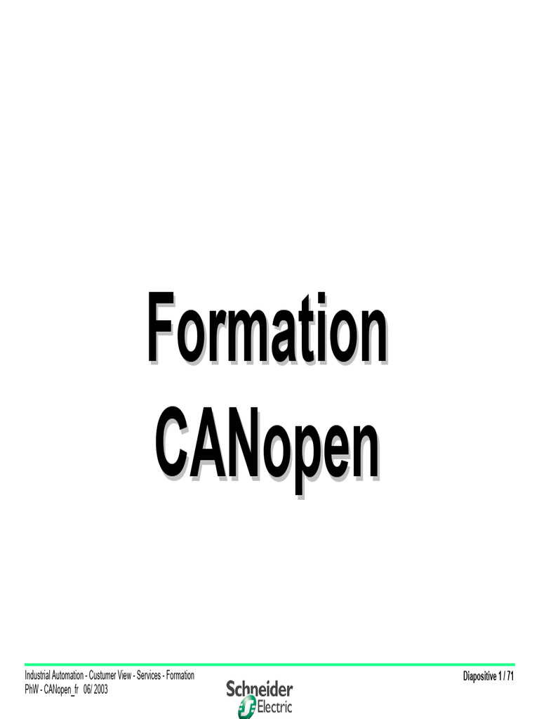 CANopen Schneider FR | PDF