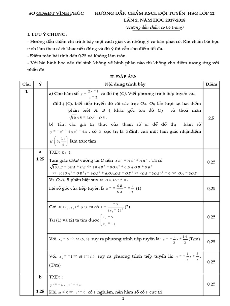 L P 12 - DE-DA HSG TOAN 12 LAN 2 - Đáp Án HSG Toan 12 | PDF