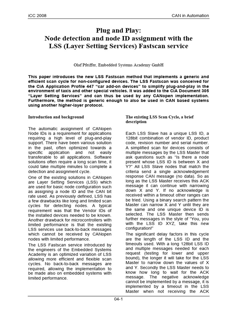 LSS 2008 Pfeiffer | PDF