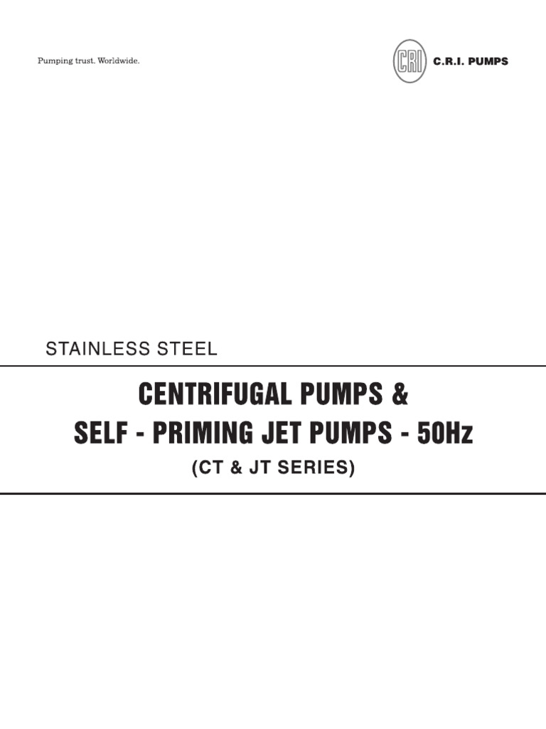 Centrifugal at Self-Priming | PDF