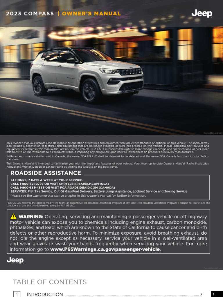 2023 Jeep Compass 14 | PDF | Automotive Technologies | Vehicle Industry