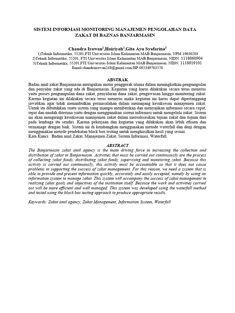 Artikel Chandra | PDF