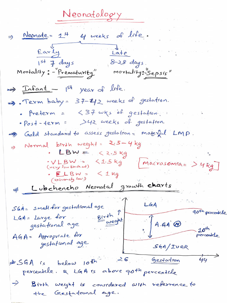 Neonatology Part 1..paediatrics | PDF