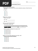 Topics 1-4 - Cumulative - Benchmark Assessment - Answer Key | PDF ...