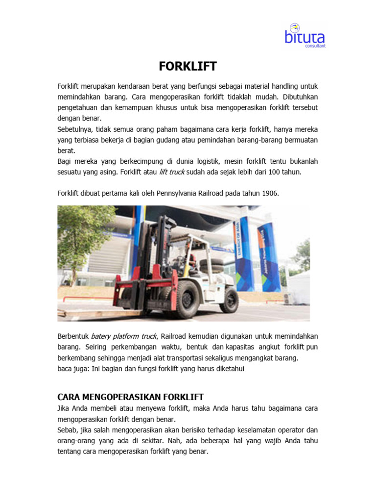 Forklift Pdf