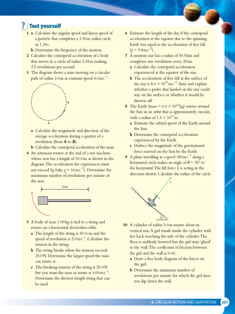 2.3-CIRCULAR_MOTION | PDF | Acceleration | Force