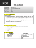 Modul Ajar - Informatika - X - Berpikir Komputasional Dan LKPD | PDF