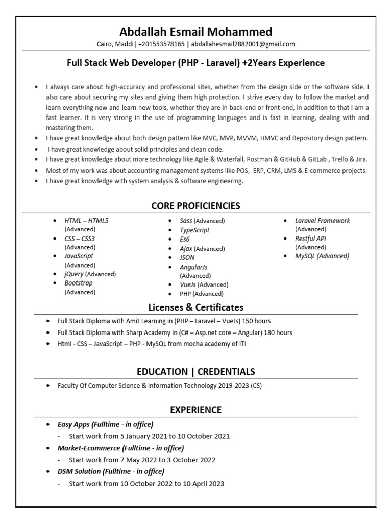 Abdallah Esmail | PDF | Computers