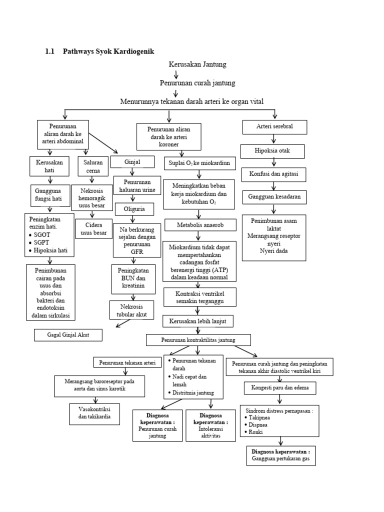 Pathways Syok Kardiogenik | PDF