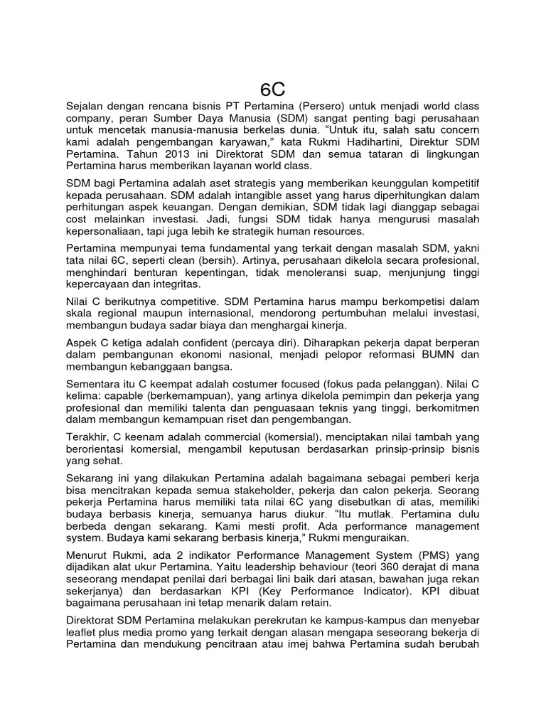 6C Pertamina | PDF