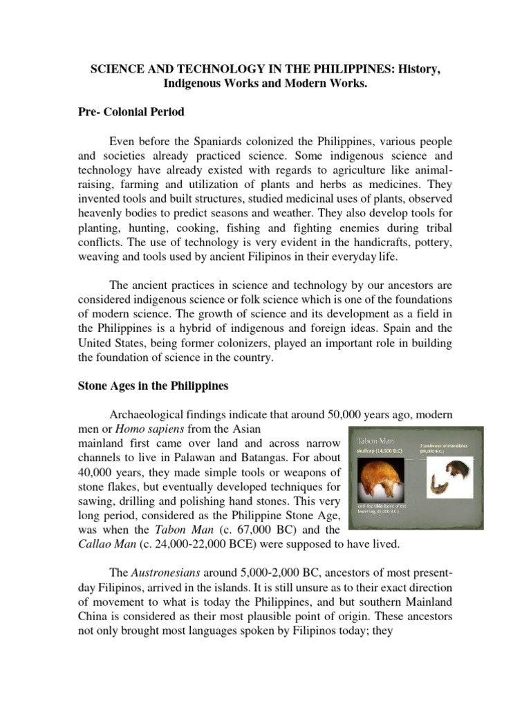 Science and Technology in The Philippines | PDF | Science | Philippines