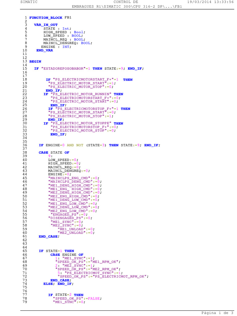 FB1 - Control de Embragues R1 | PDF