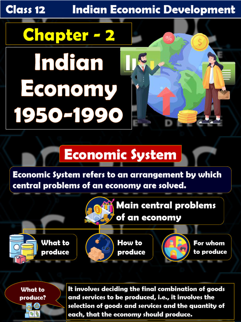 Indian Economy 1950-1990 Overview | PDF