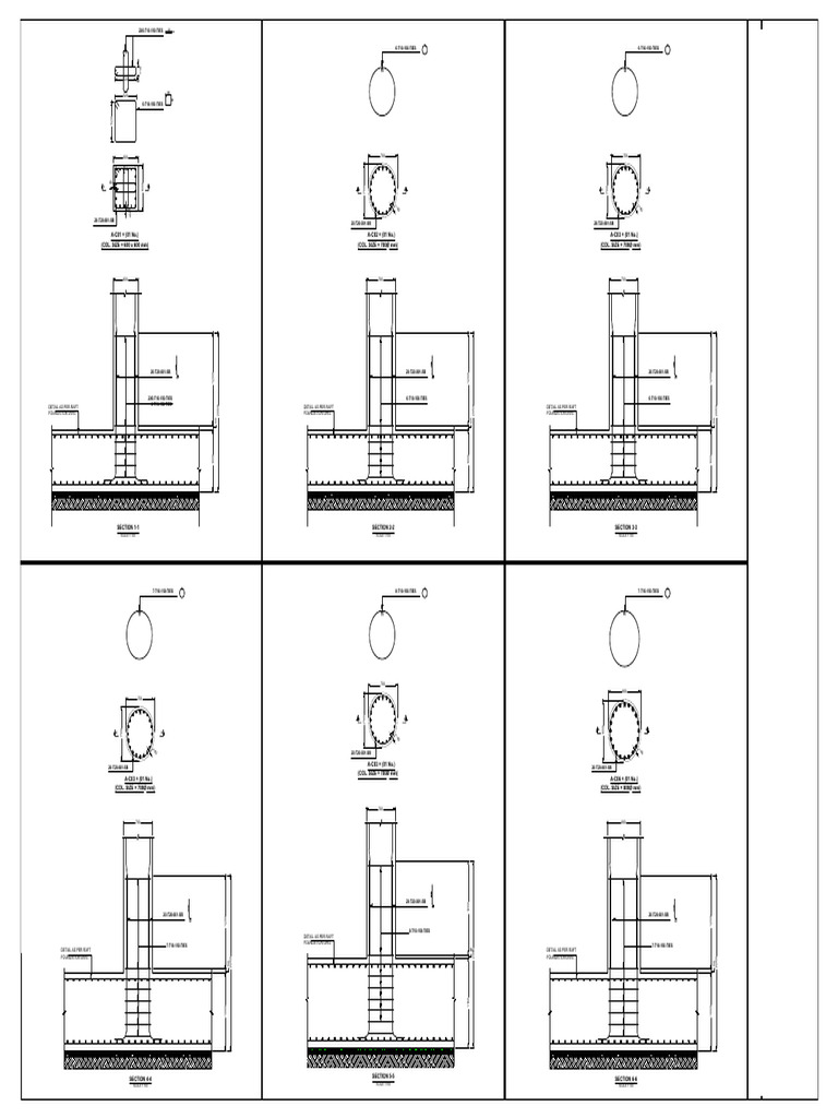 01-R0-Reinf - Details of Column Starter Bars.-1 | PDF