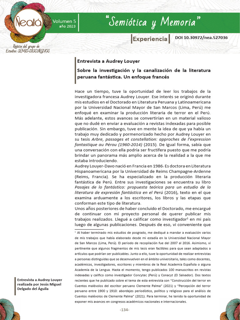 Entrevista A Audrey Louyer Sobre La Investigación y La Canalización de ...