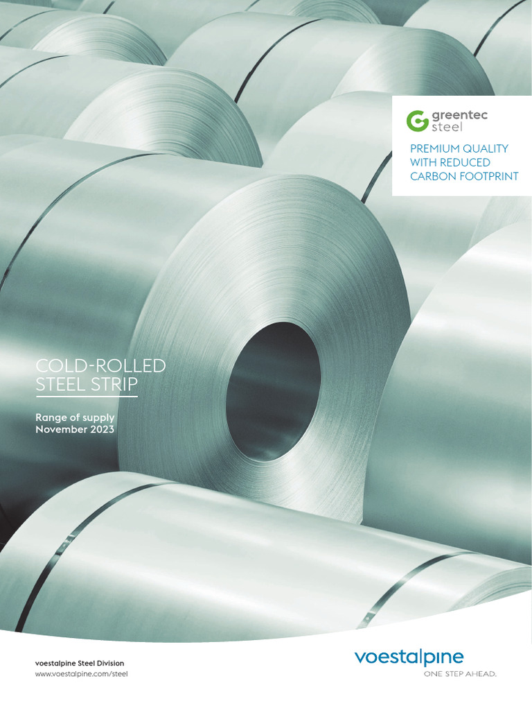 Cold-Rolled Steel Strip Specifications | PDF | Ultimate Tensile ...