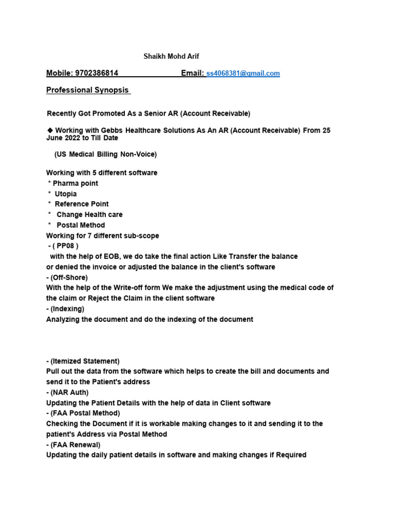 Shaikh Arif Updated Resume With Linux | PDF | Computing | Software