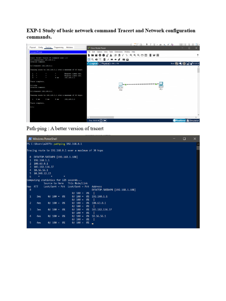 Network Configuration and Commands Guide | PDF