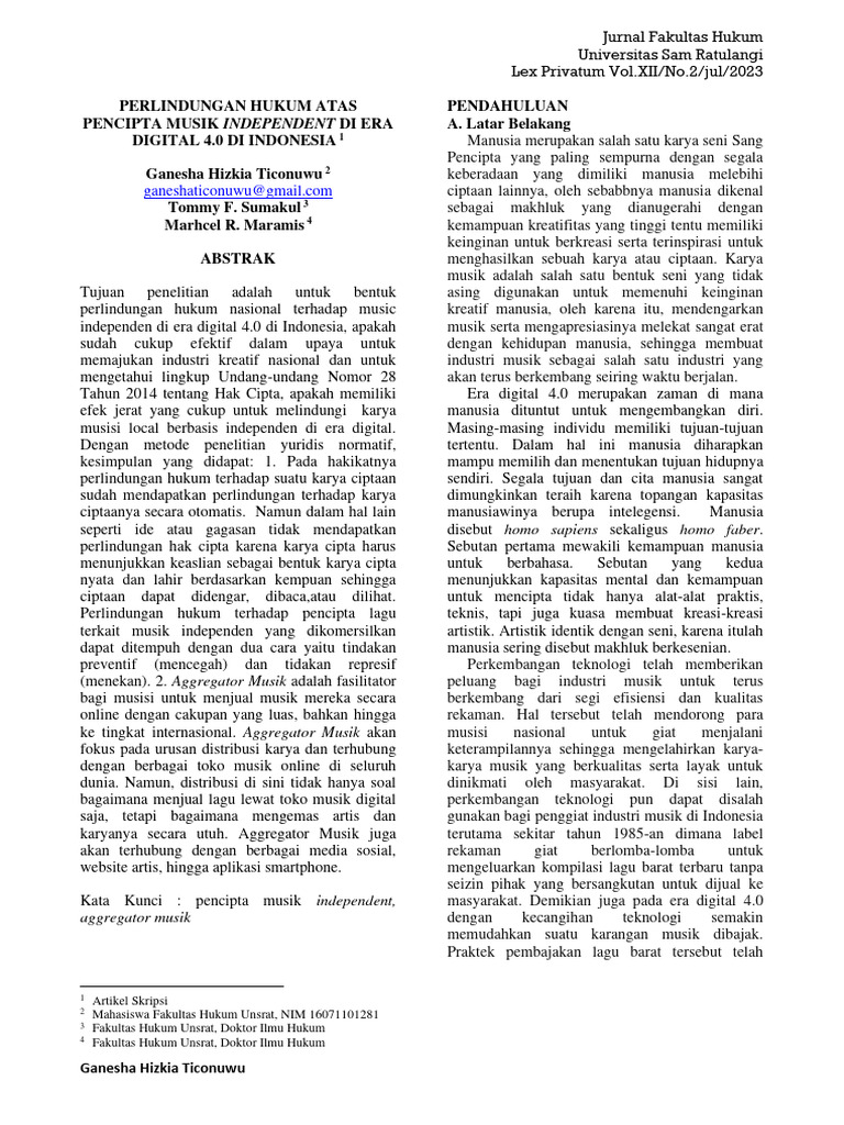 Contoh Jurnal | PDF