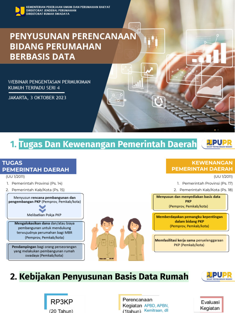 Perencanaan Berbasis Data Bidang Perumahan | PDF