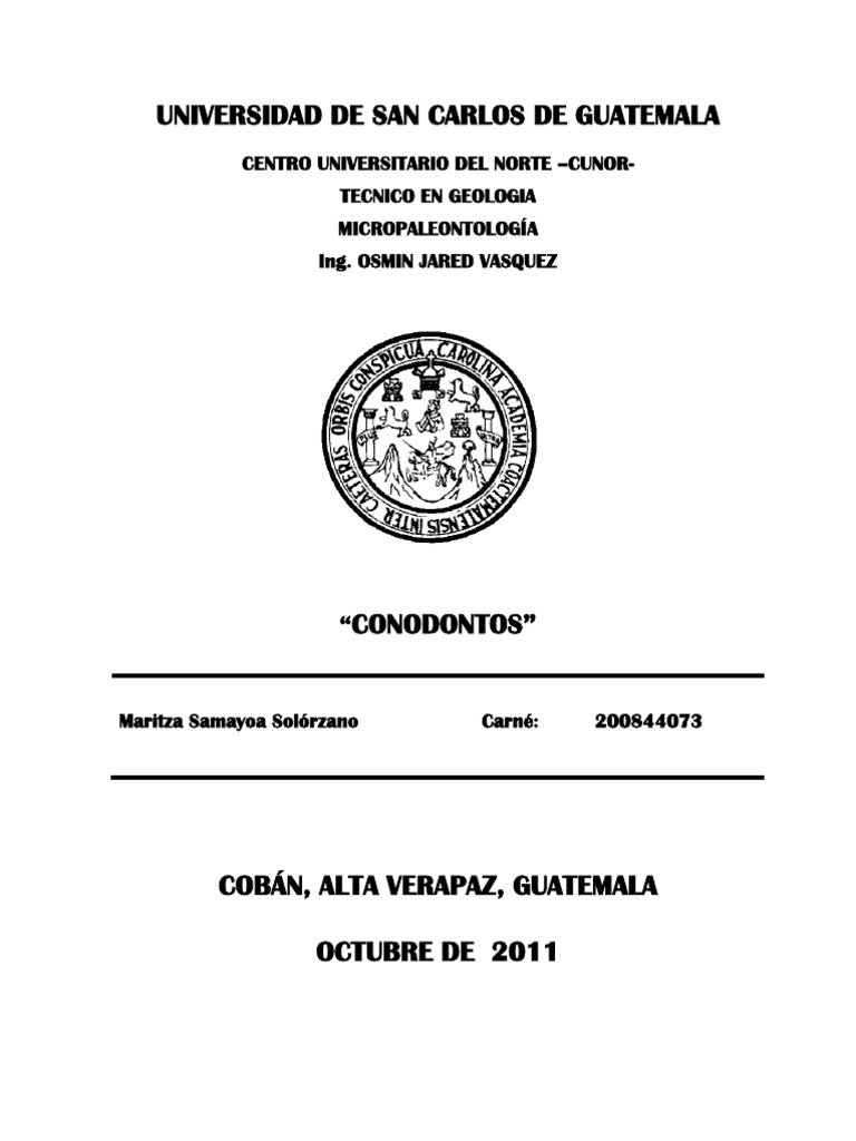 CONODONTOS | PDF | Color | Roca (geología)