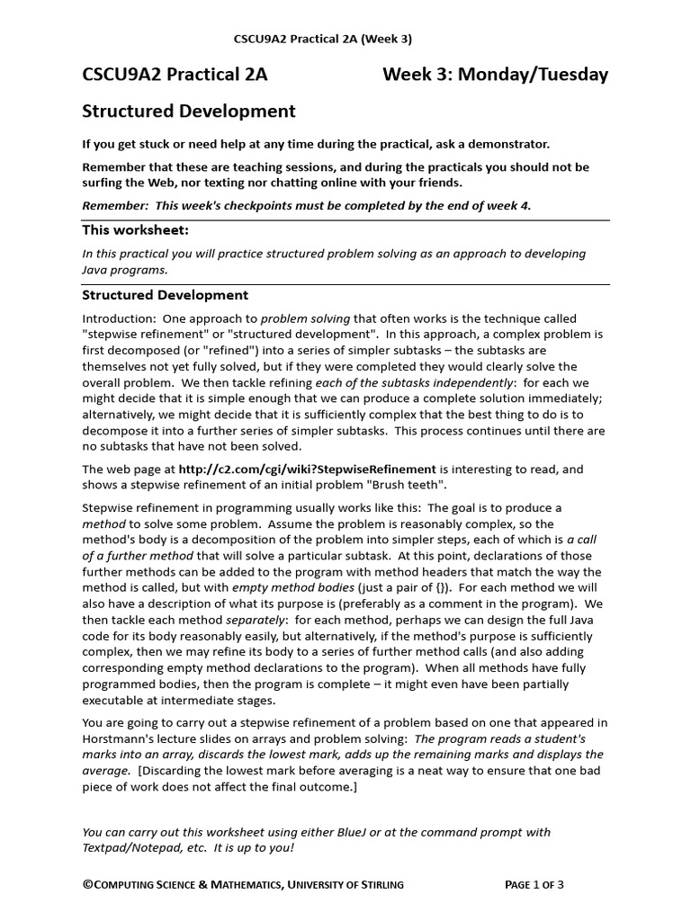 Practical 2 A | PDF | Computer Program | Programming Practical 2 A | PDF | Computer Program | Programming