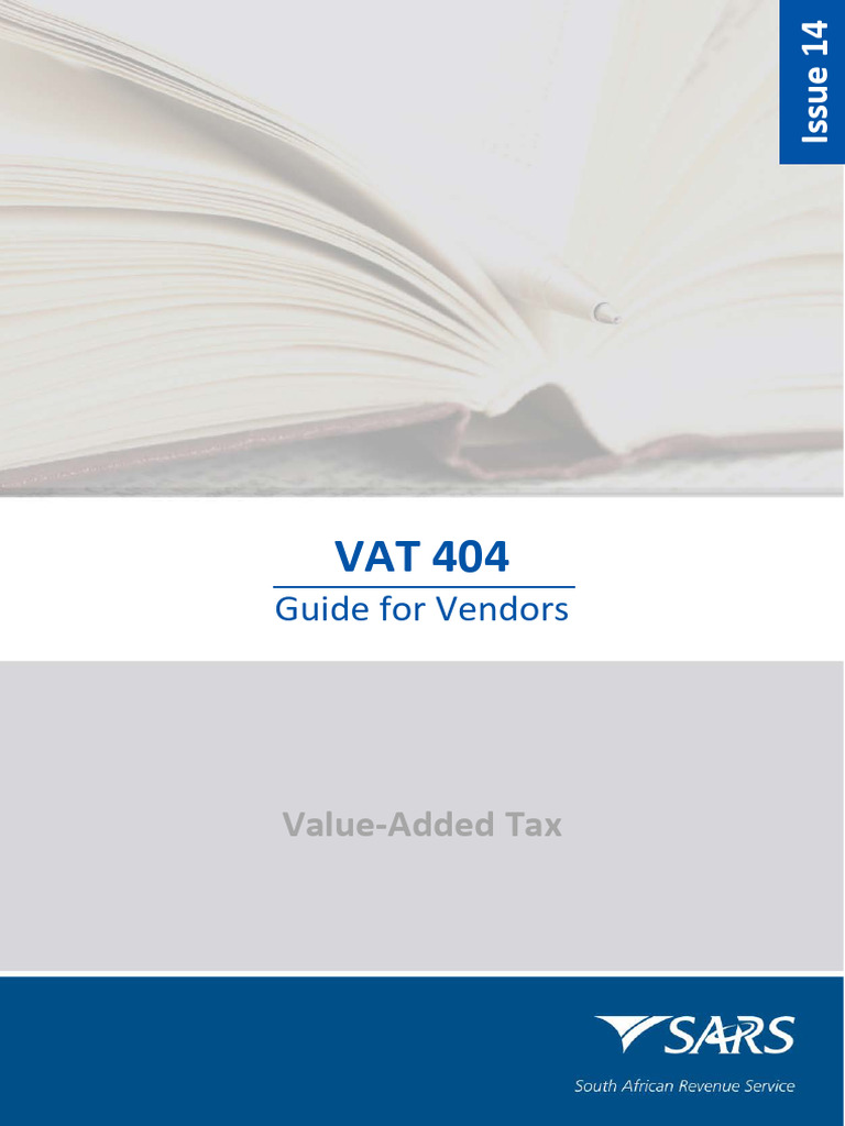 LAPD VAT G02 VAT 404 Guide For Vendors | PDF | Value Added Tax | Taxes