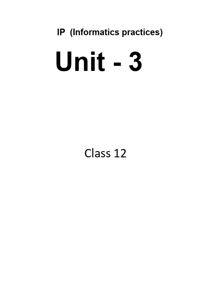IP Unit - 3 (12) 1 | PDF | Network Topology | Computer Network
