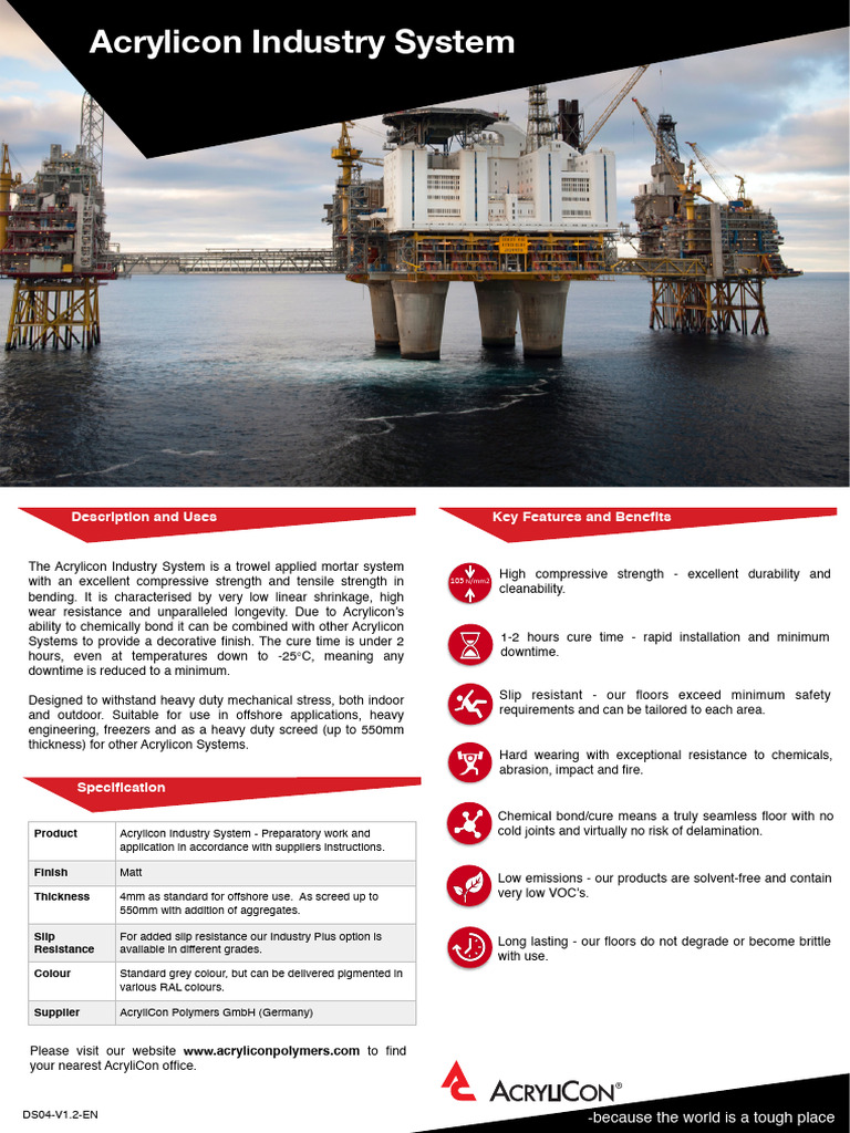 Acrylicon Industry System | PDF